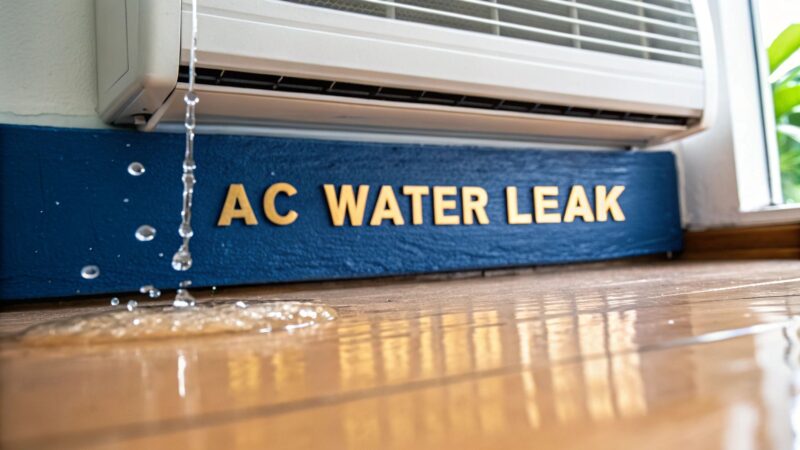 Air Conditioner Dripping Water Inside? A Practical Guide